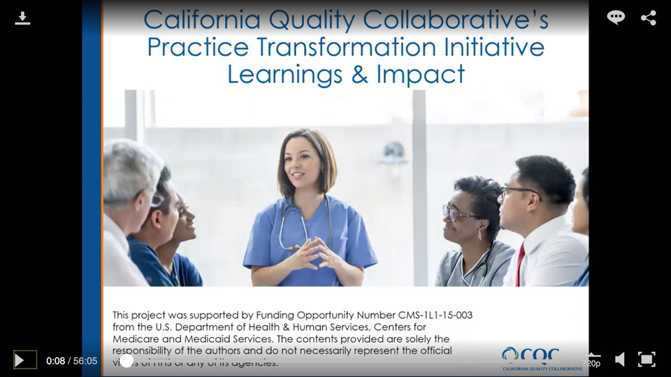 PBGH's Practice Transformation Initiative (PTI) Learnings & Impact