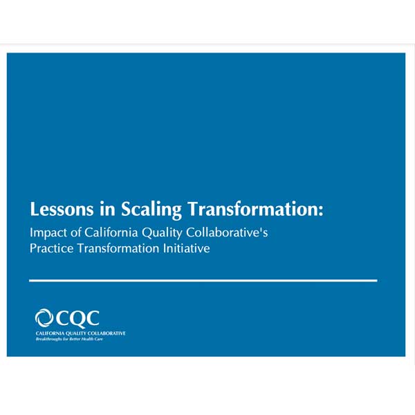 PBGH's Practice Transformation Initiative (PTI) Learnings & Impact