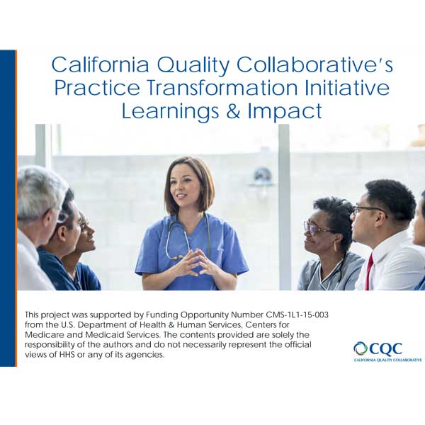 Practice Transformation Initiative Learnings & Impact > PBGH